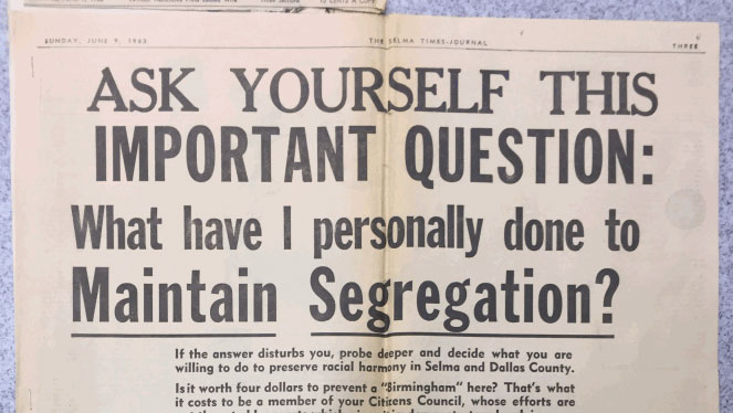 Citizens Council full-page ad